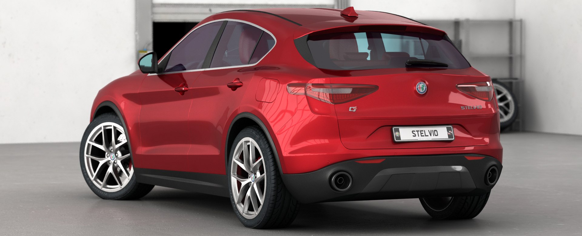 3D Realistic Alfa Romeo Stelvio Model - TurboSquid 1549059