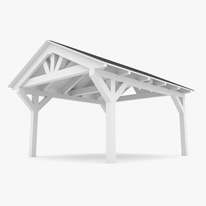 3d carport wood