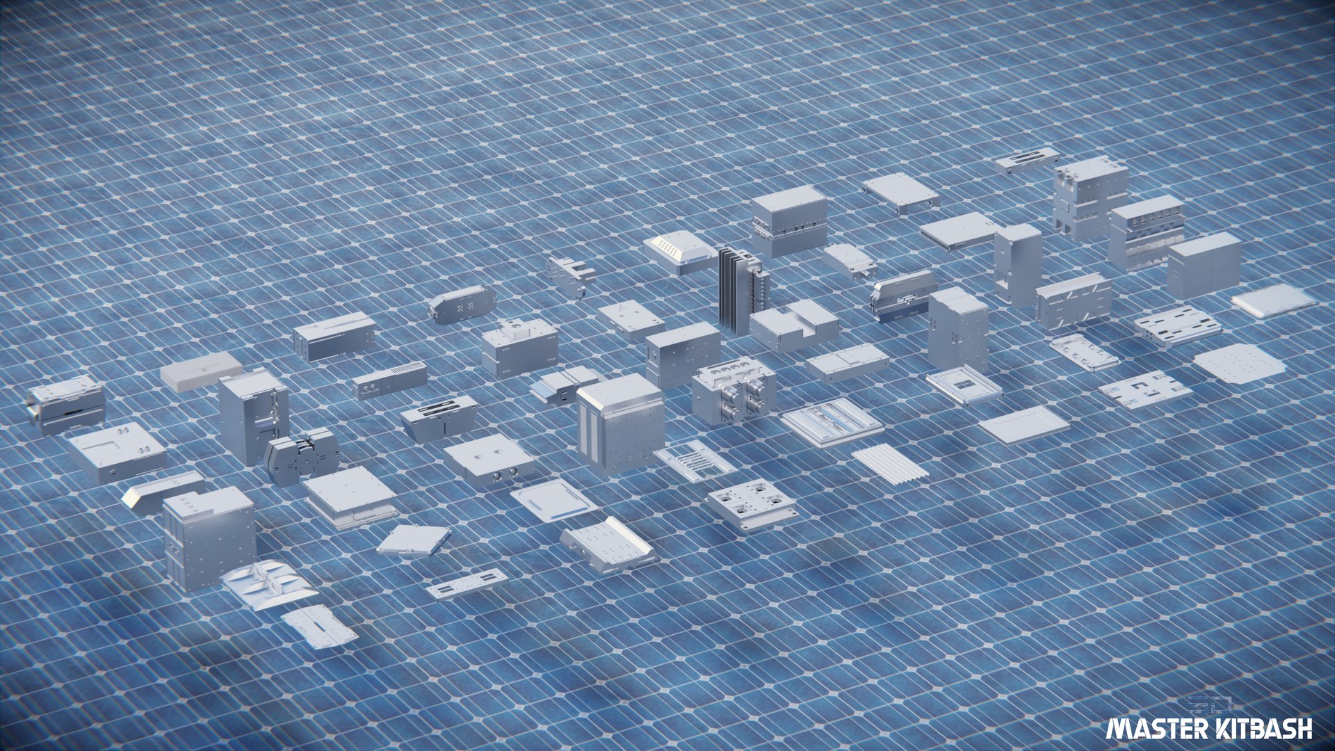 3D Various Kitbash 3D Model - TurboSquid 2015900