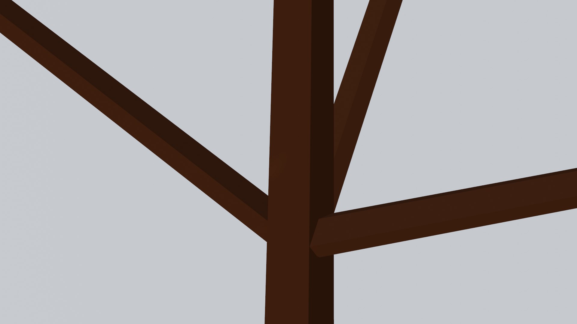 3D Dry Tree Without Leaves With Animation And Texture 3D Model ...