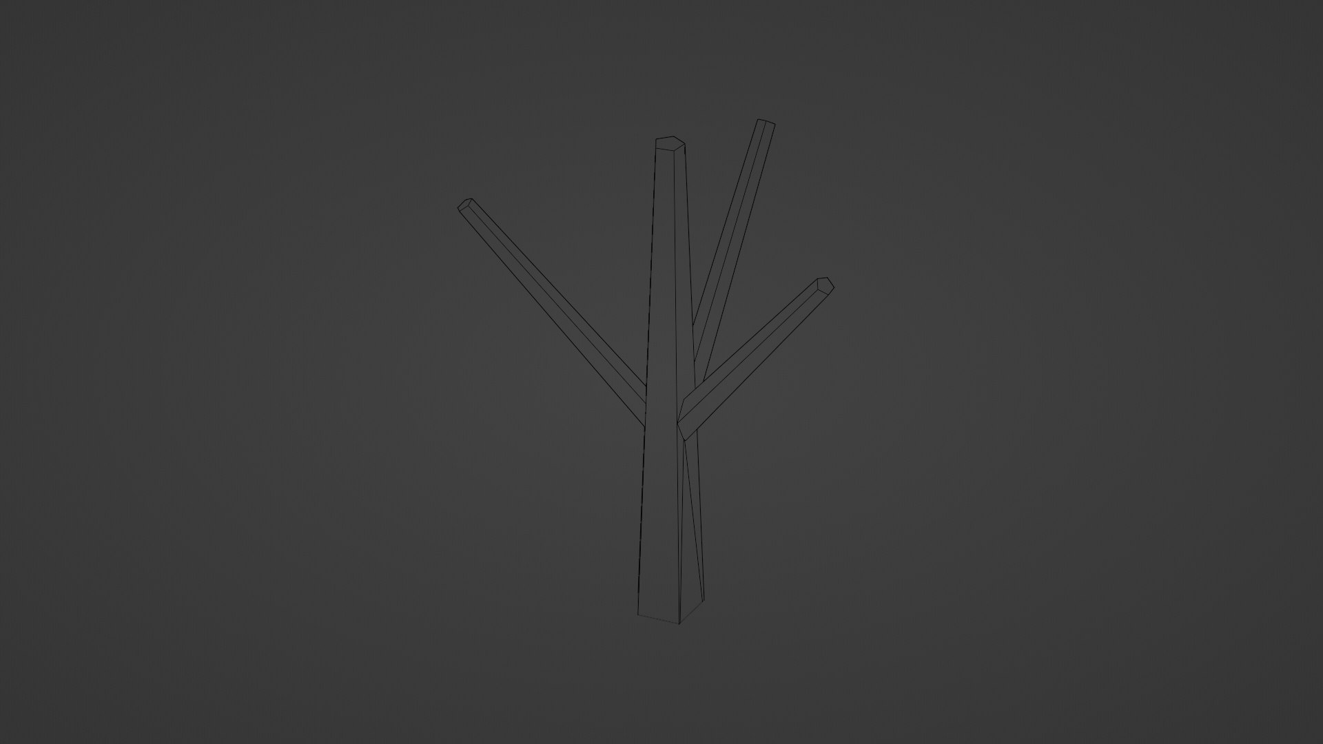 3D Dry Tree Without Leaves With Animation And Texture 3D Model ...