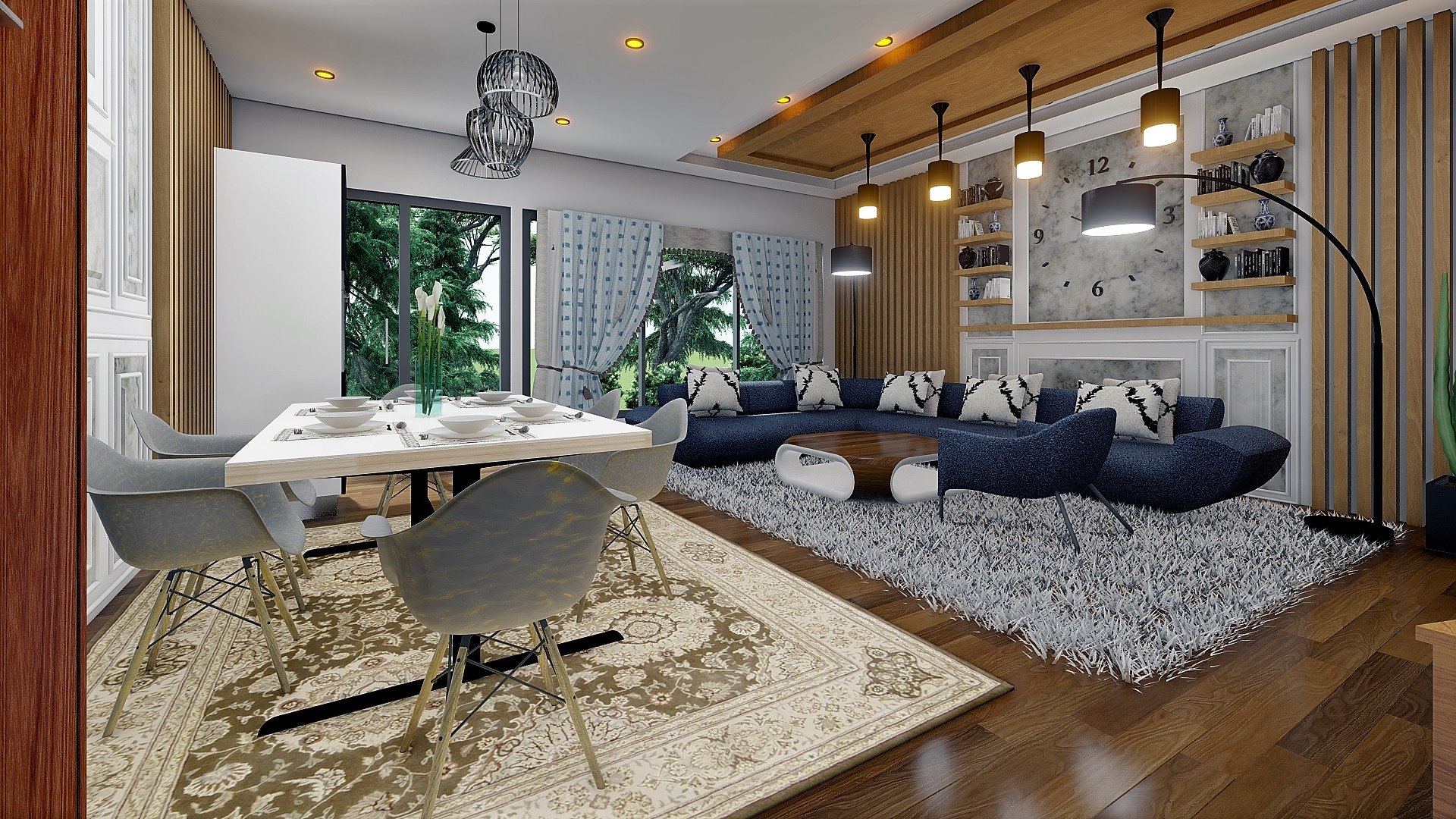 CONTEMPORARY LIVINGROOM Model - TurboSquid 2285859