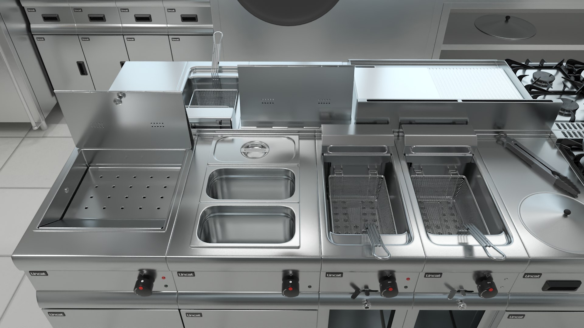 3D Restaurant Kitchen Model - TurboSquid 2264111