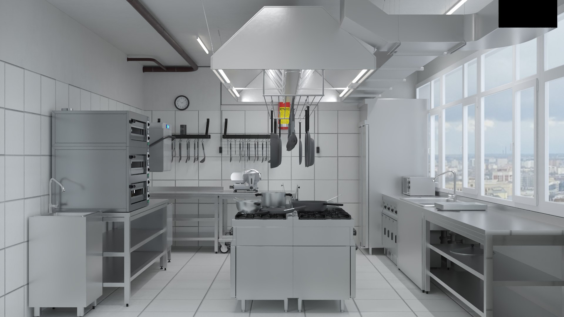 3D Restaurant Kitchen Model - TurboSquid 2264111