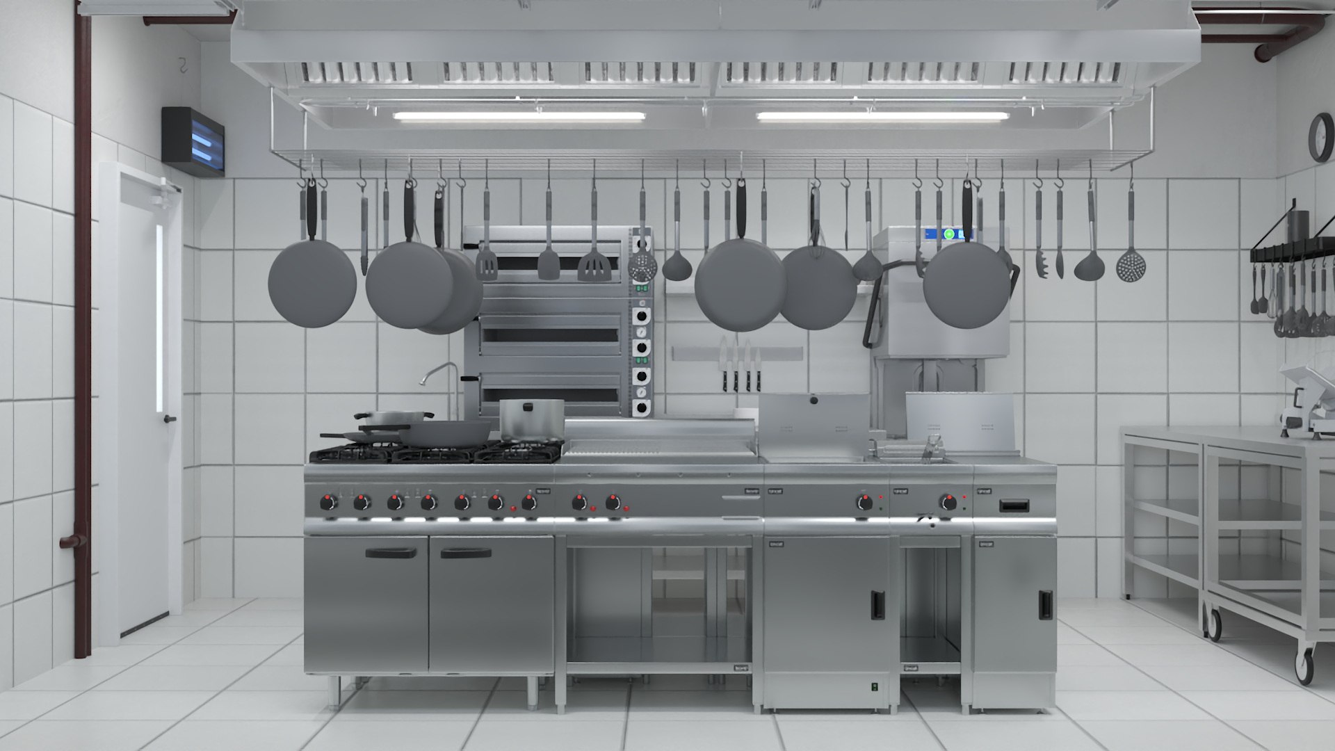 3D Restaurant Kitchen Model - TurboSquid 2264111