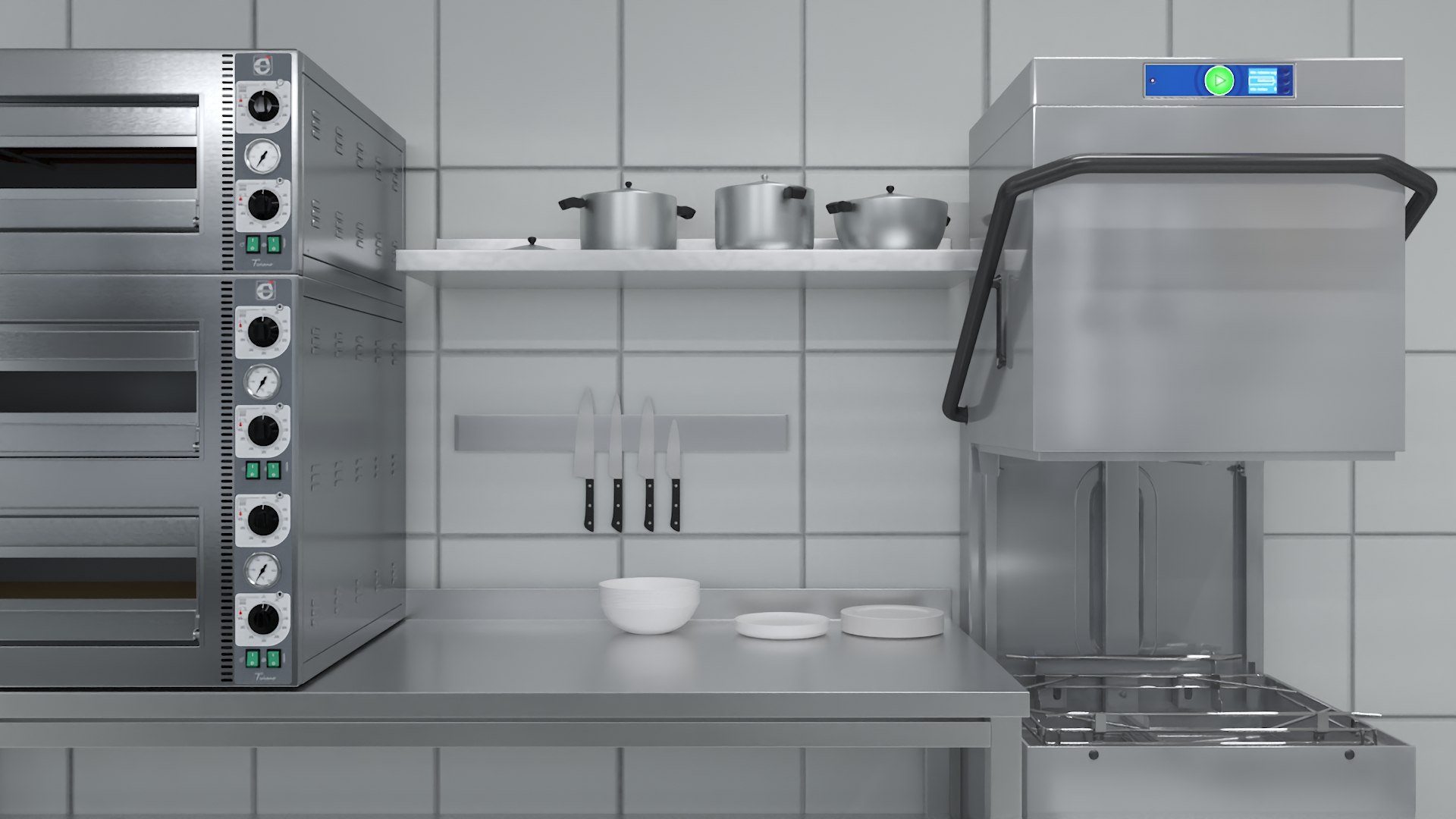 3D Restaurant Kitchen Model - TurboSquid 2264111