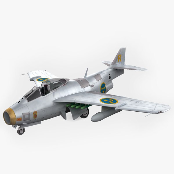 Saab Aircraft 3D Models for Download | TurboSquid
