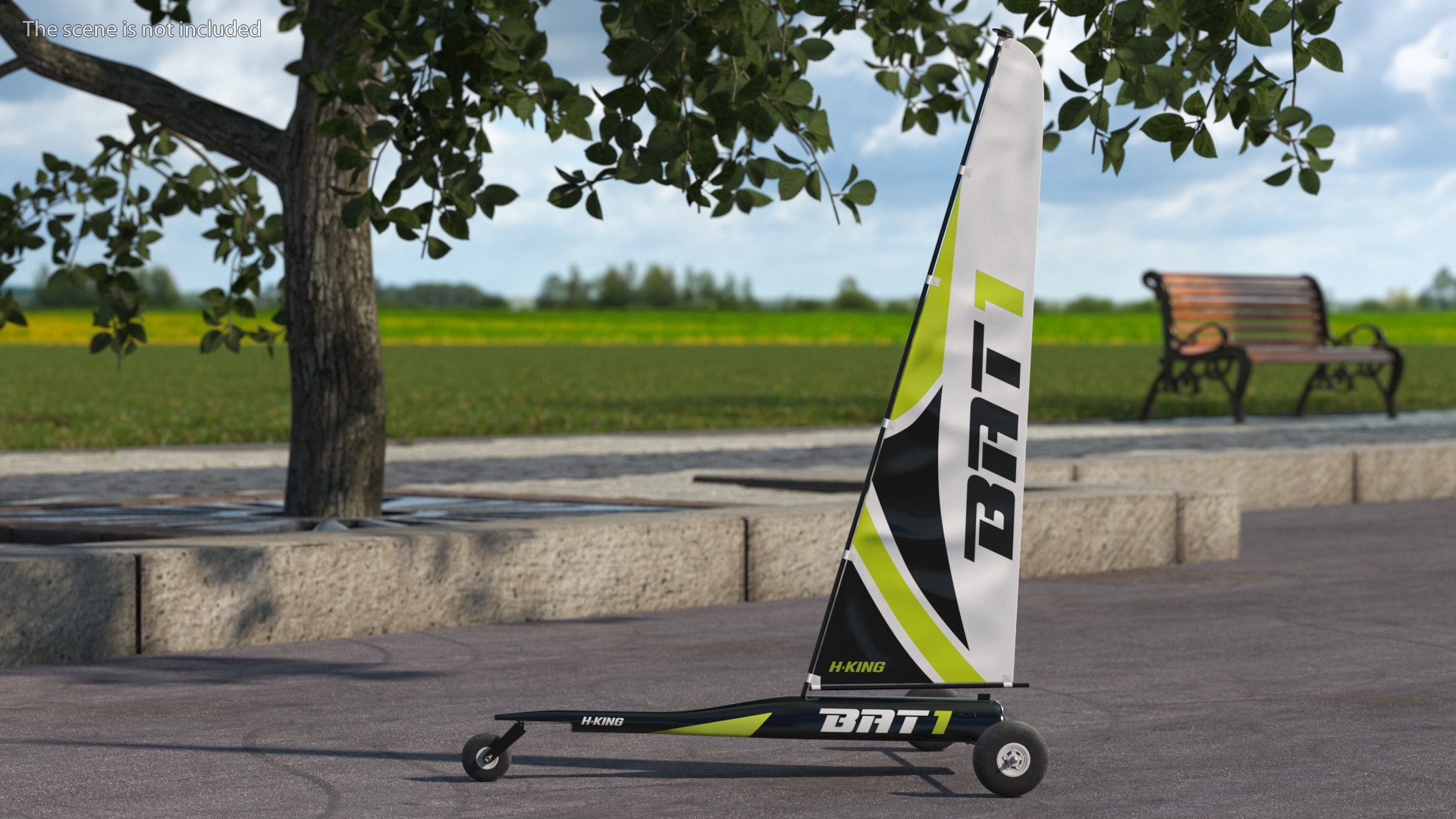 3D BAT1 RC Land Yacht - TurboSquid 2000307