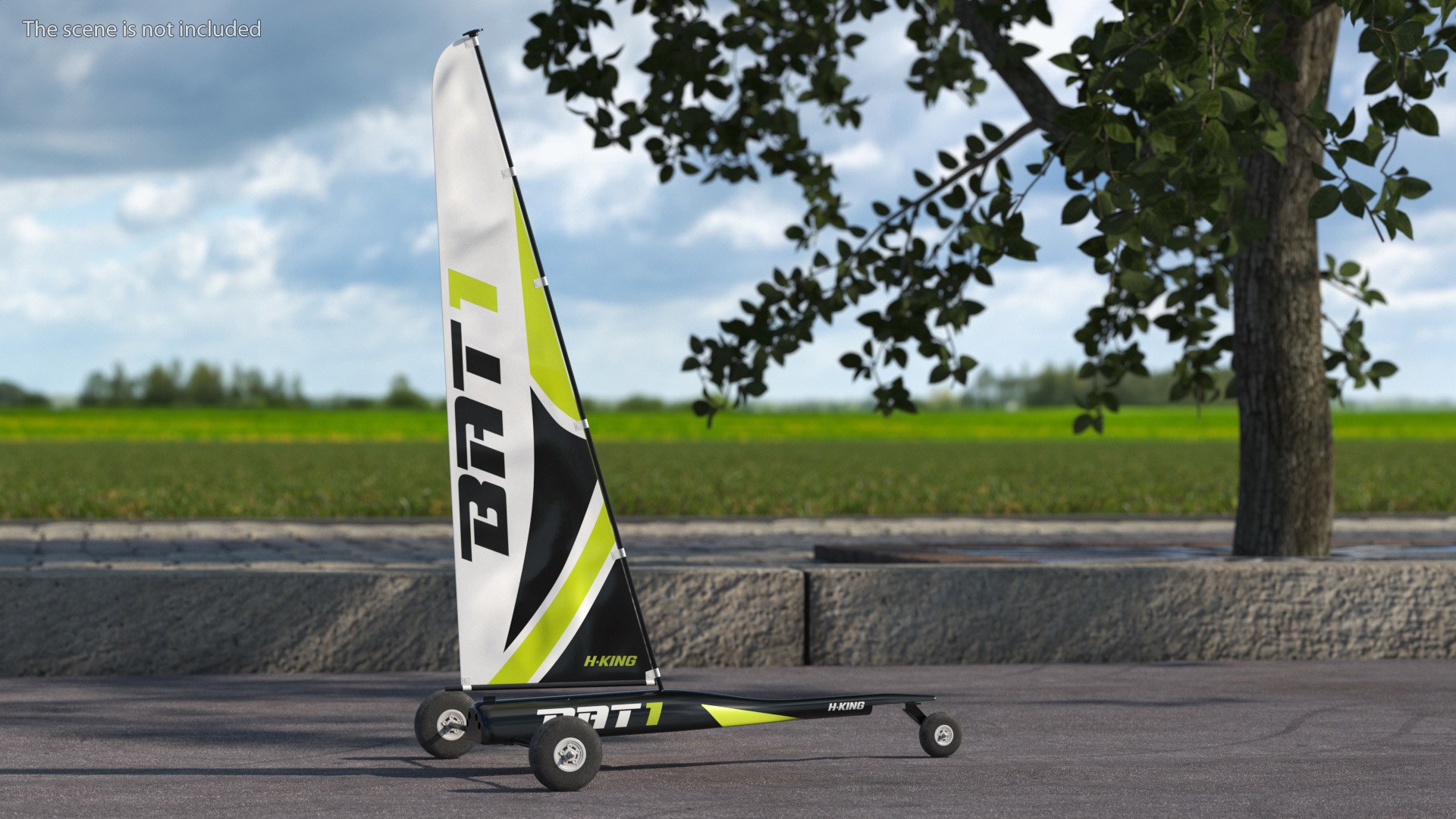 3D BAT1 RC Land Yacht - TurboSquid 2000307