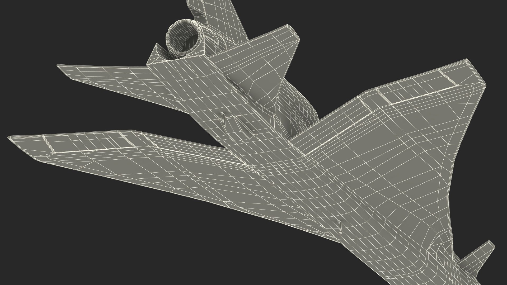 Experimental Supersonic Aircraft 3D Model - TurboSquid 2075449