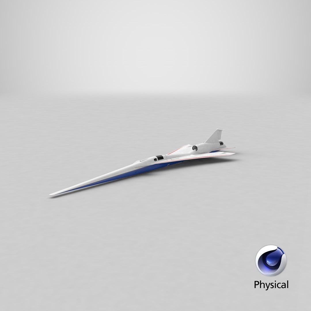 Experimental Supersonic Aircraft 3D Model - TurboSquid 2075449