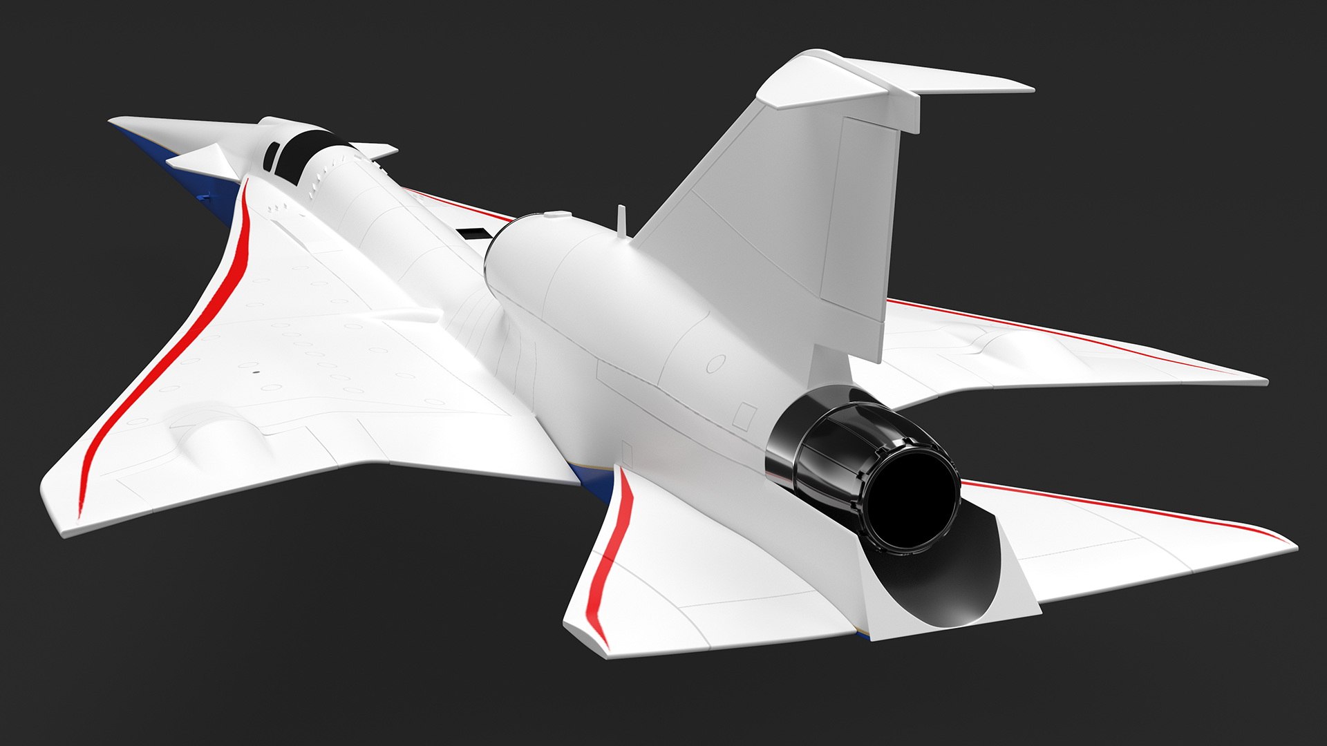 Experimental Supersonic Aircraft 3D model - TurboSquid 2075449