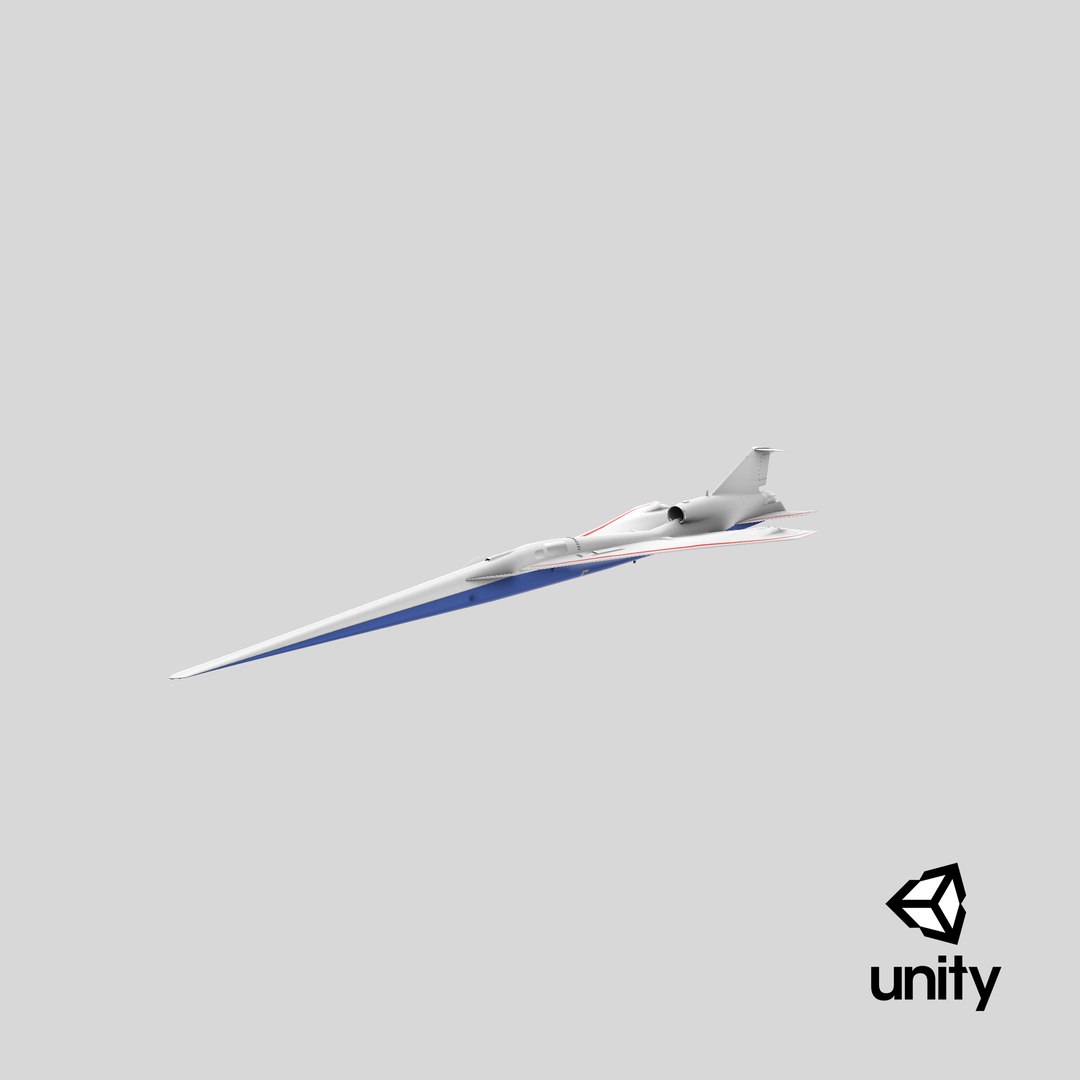 Experimental Supersonic Aircraft 3D Model - TurboSquid 2075449