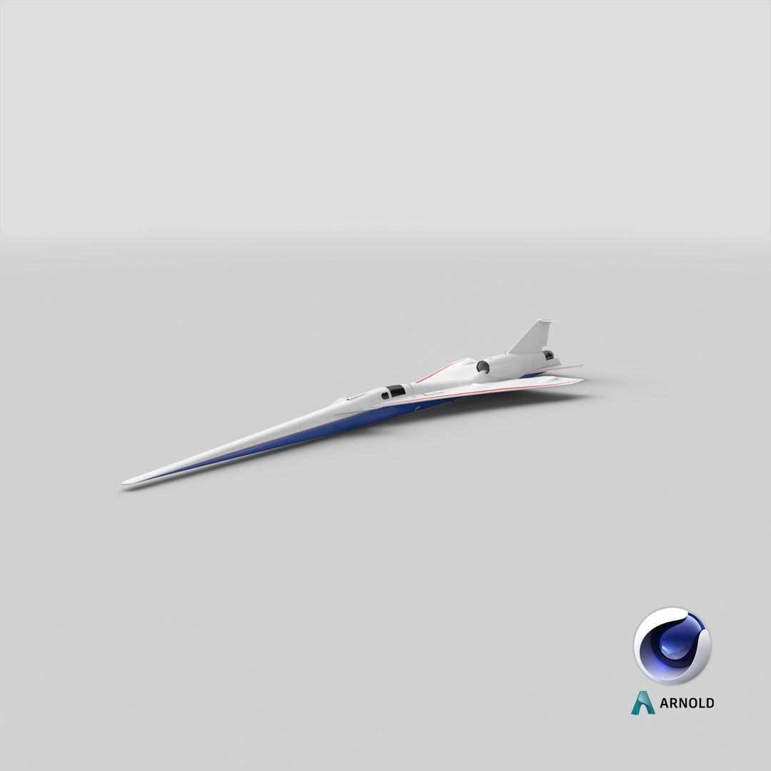 Experimental Supersonic Aircraft 3D Model - TurboSquid 2075449