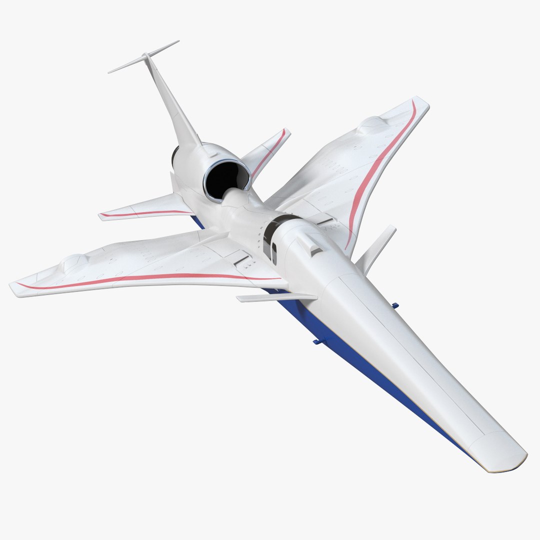 Experimental Supersonic Aircraft 3D model - TurboSquid 2075449
