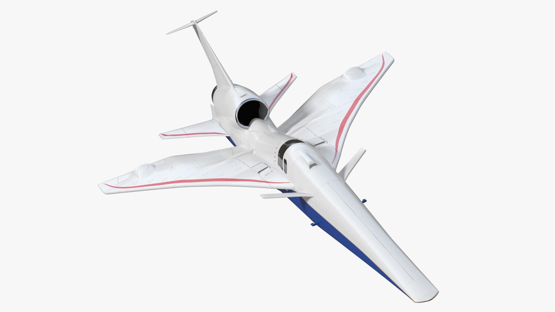 Experimental Supersonic Aircraft 3D model - TurboSquid 2075449