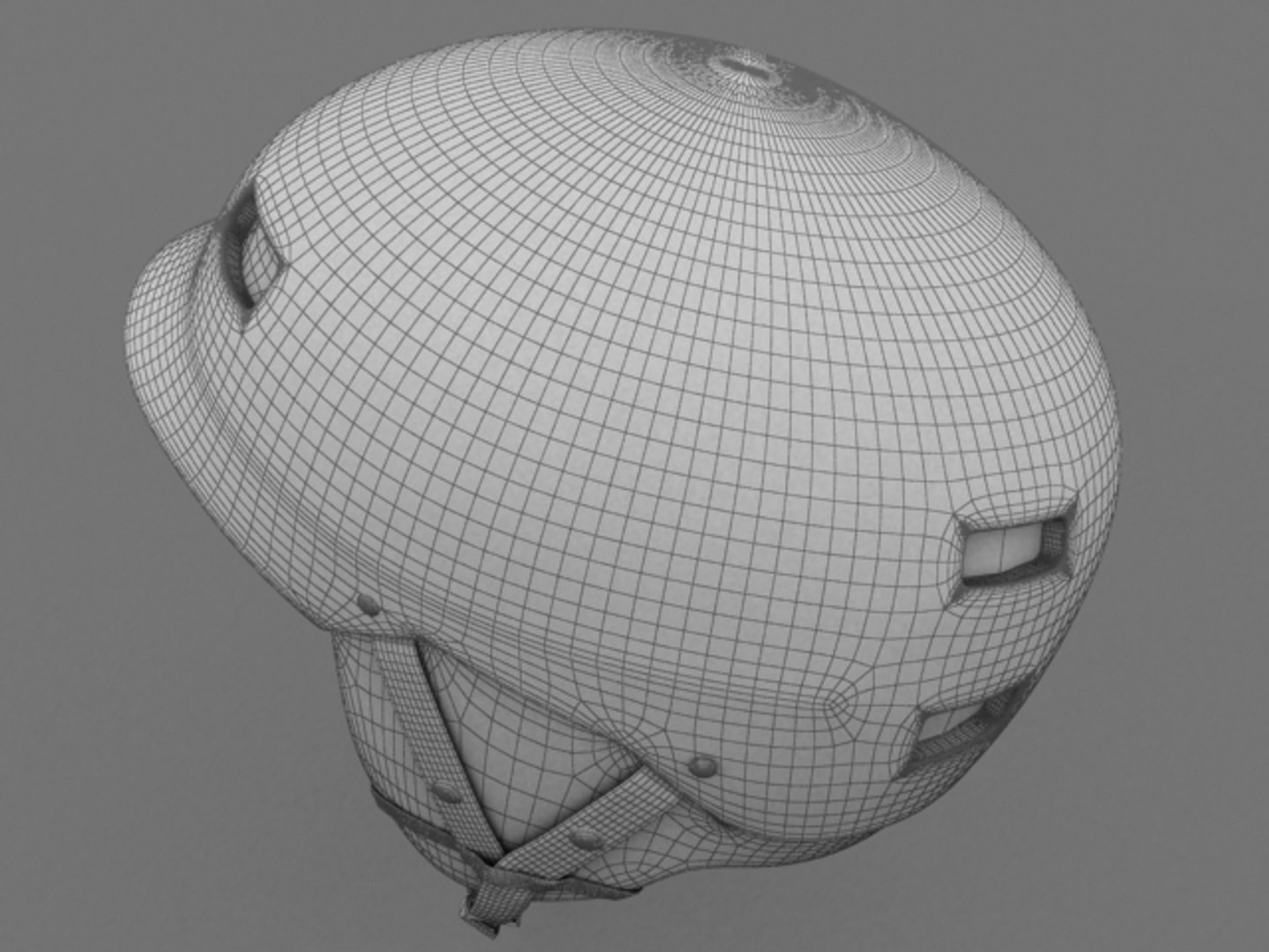 3d Model Snowboard Helmet 2