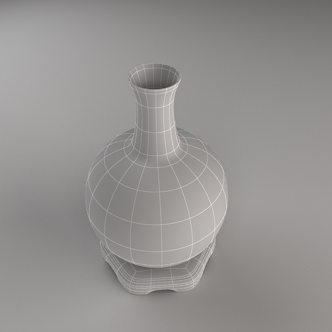 Porcelain Vase 3ds