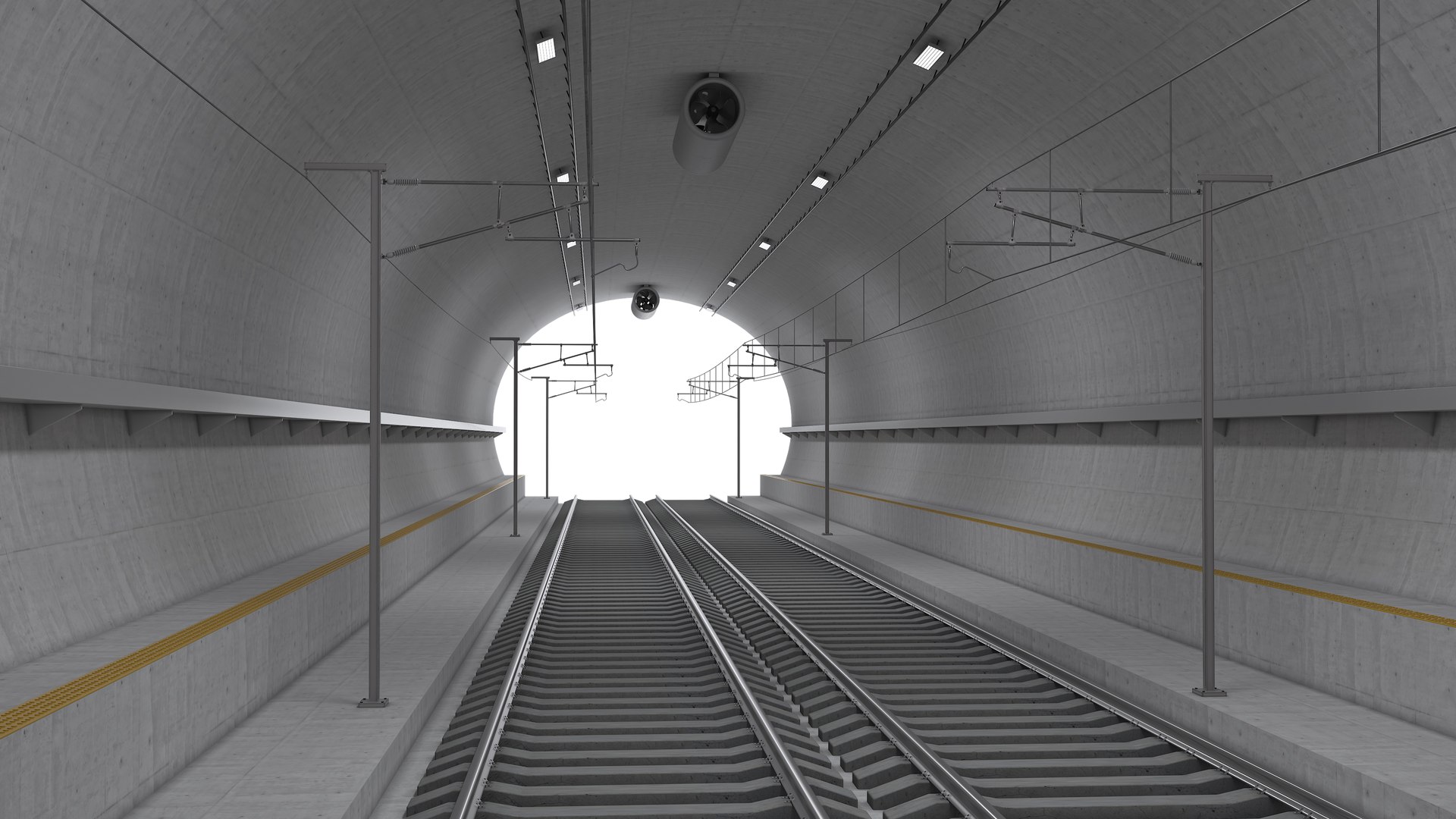 Subway Tunnel Collection 3D Model - TurboSquid 2293571