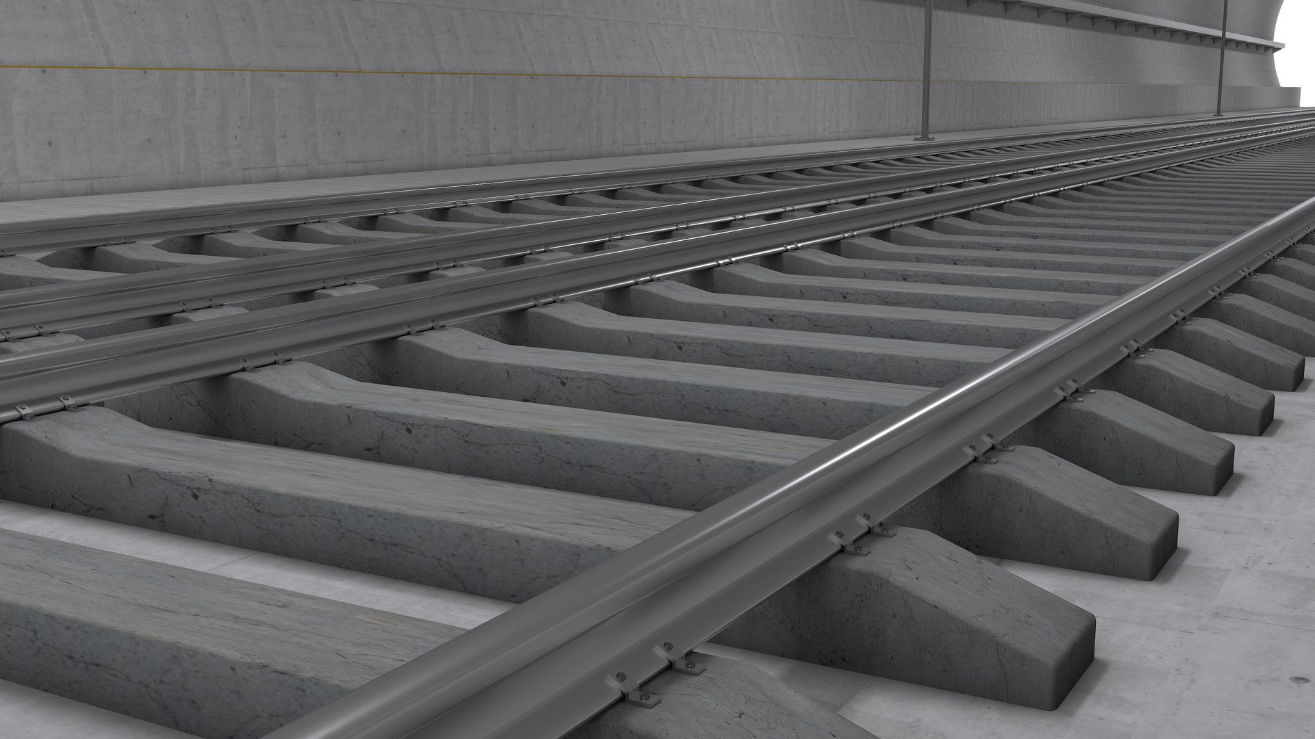 Subway Tunnel Collection 3D Model - TurboSquid 2293571