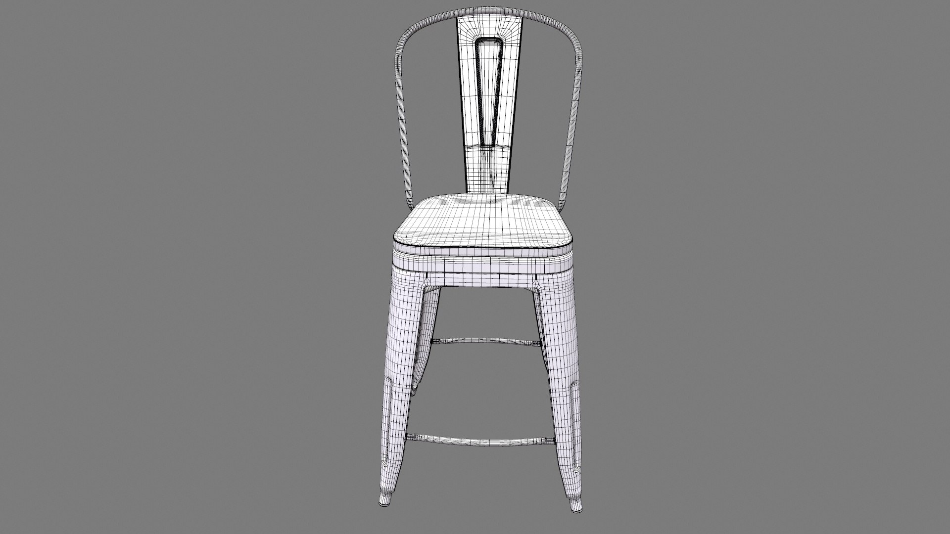 3D Bar Chair Model - TurboSquid 1999691
