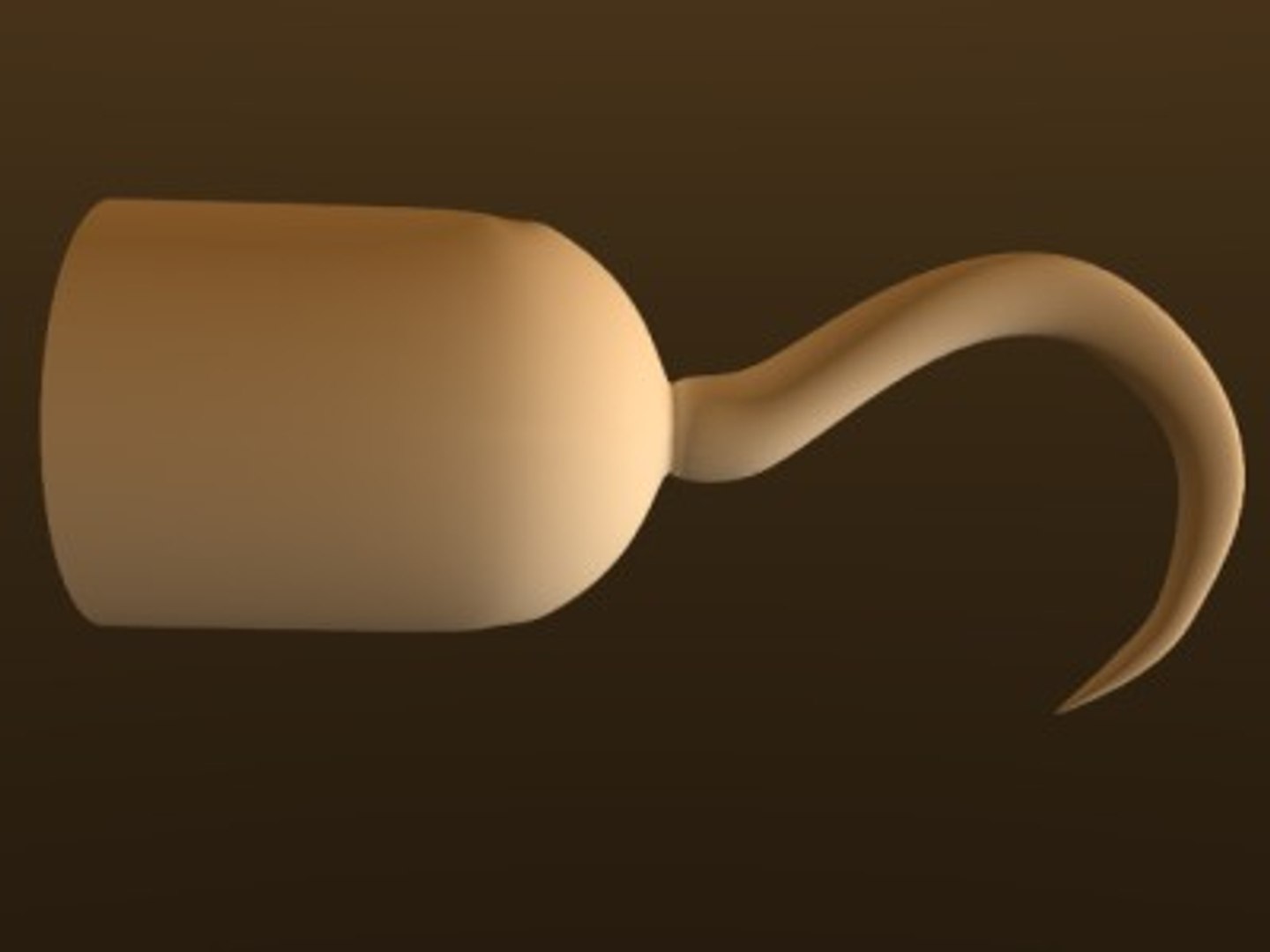 3d Model Capitan Hook