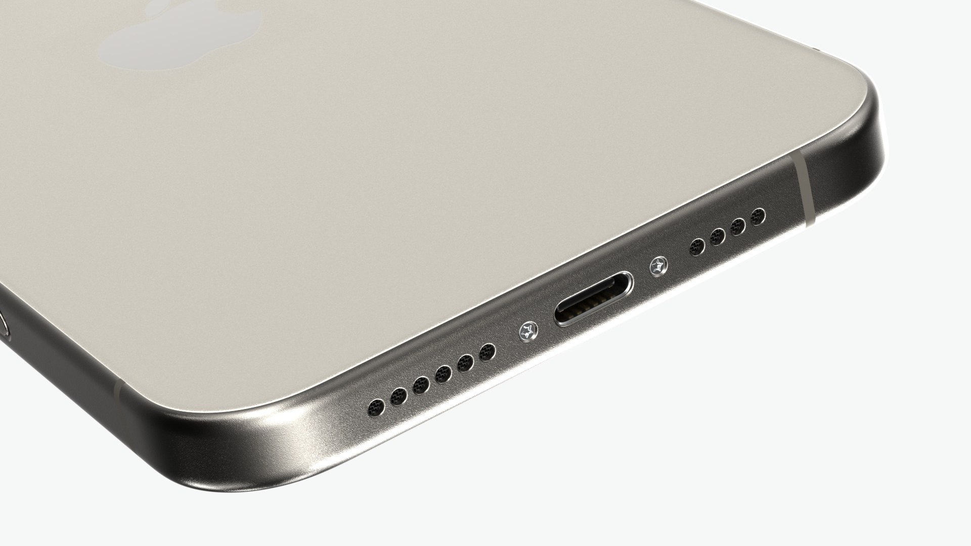 Apple IPhone 16 Pro Max Natural Titanium Model - TurboSquid 2279948