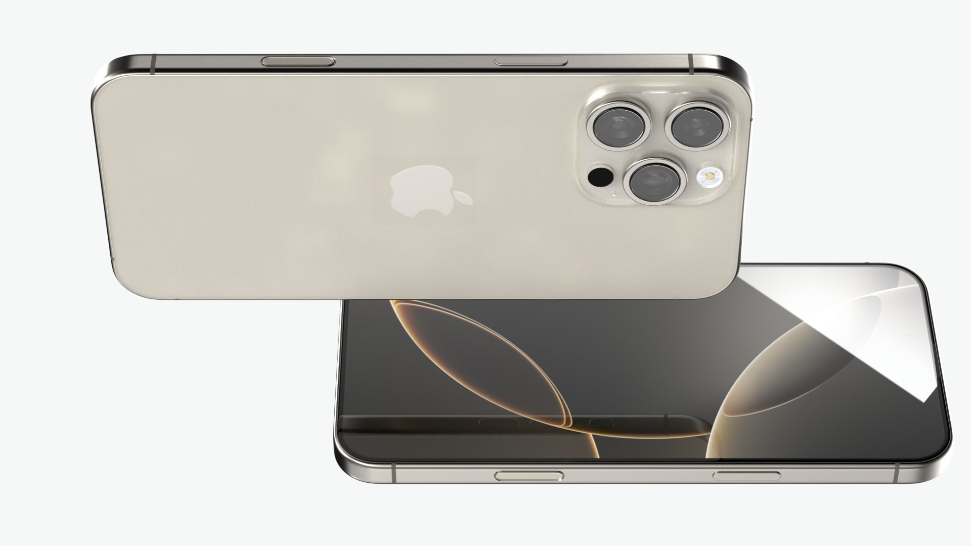 Apple IPhone 16 Pro Max Natural Titanium Model - TurboSquid 2279948
