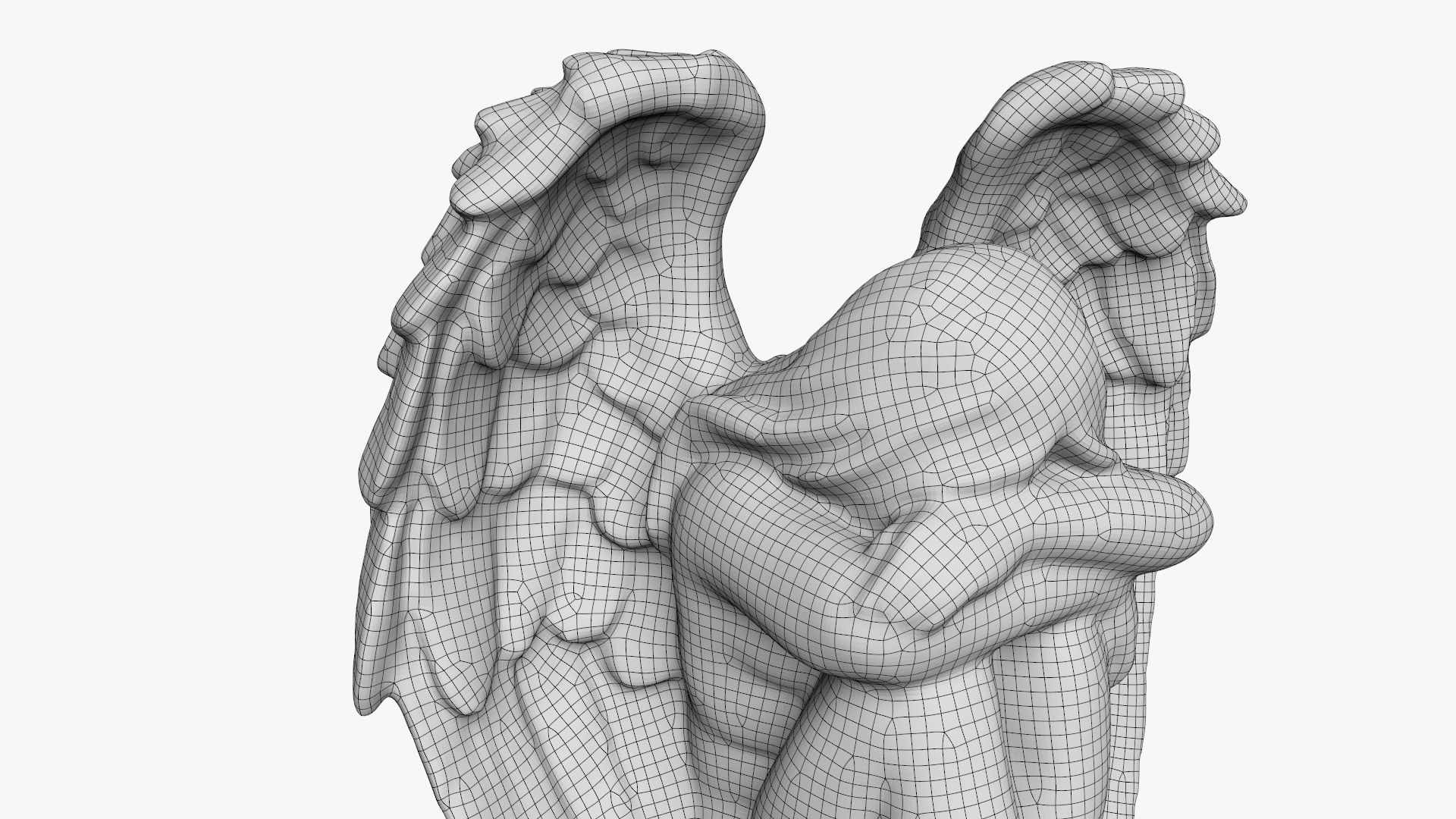 3D angel statuette statue - TurboSquid 1666120