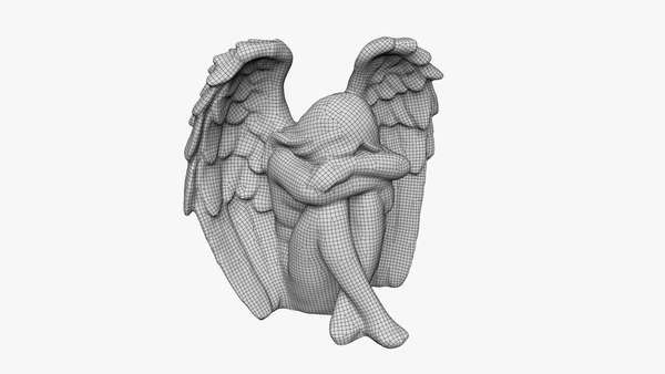 3D angel statuette statue - TurboSquid 1666120
