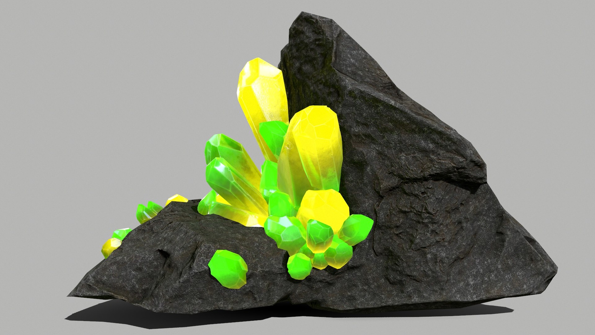 3D Crystal Set - TurboSquid 1589423