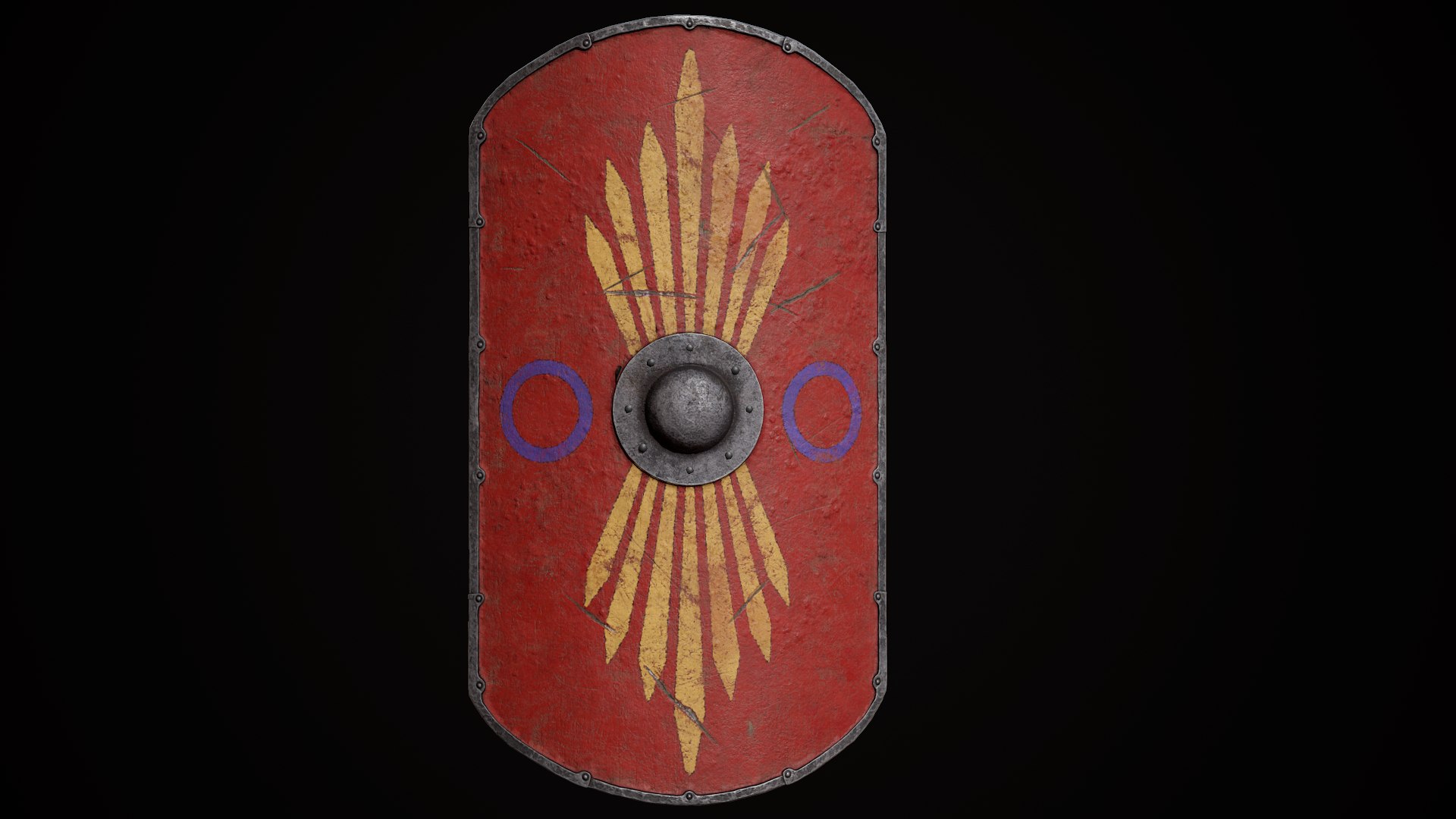 3D Roman Shield - Scutum C - TurboSquid 1976516