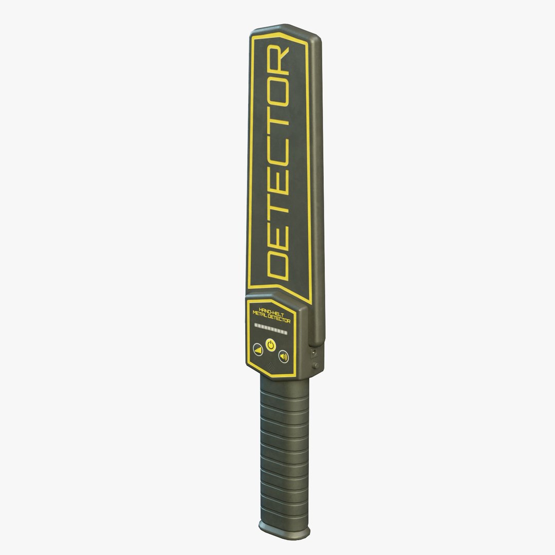 3D Handheld Metal Detector PBR Model - TurboSquid 2347883