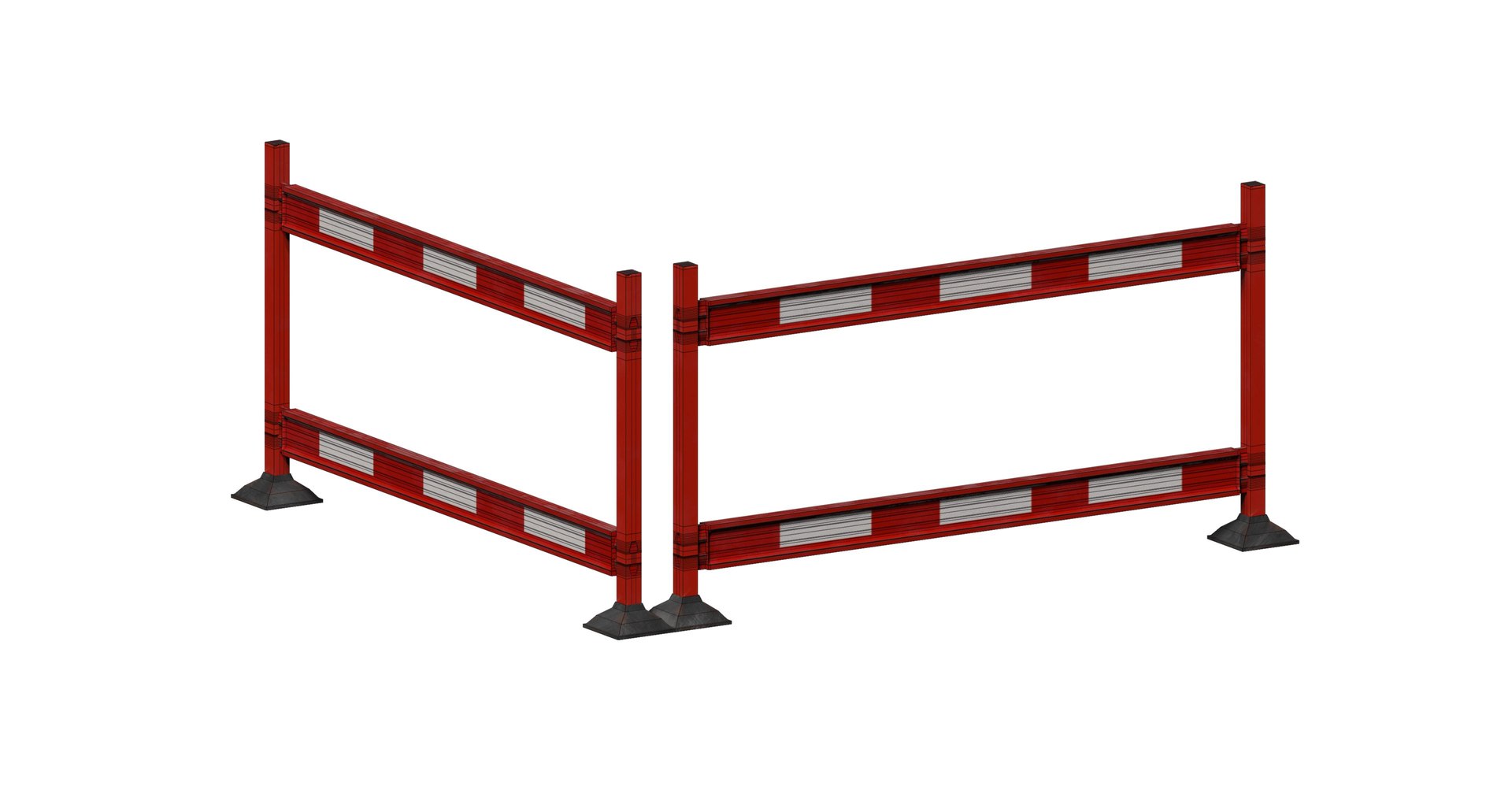 Traffic Line Temporary Barrier Systems 3D Model - TurboSquid 2103995