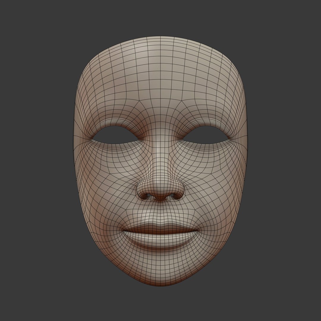 Neutral Mask 3D Model - TurboSquid 1326182