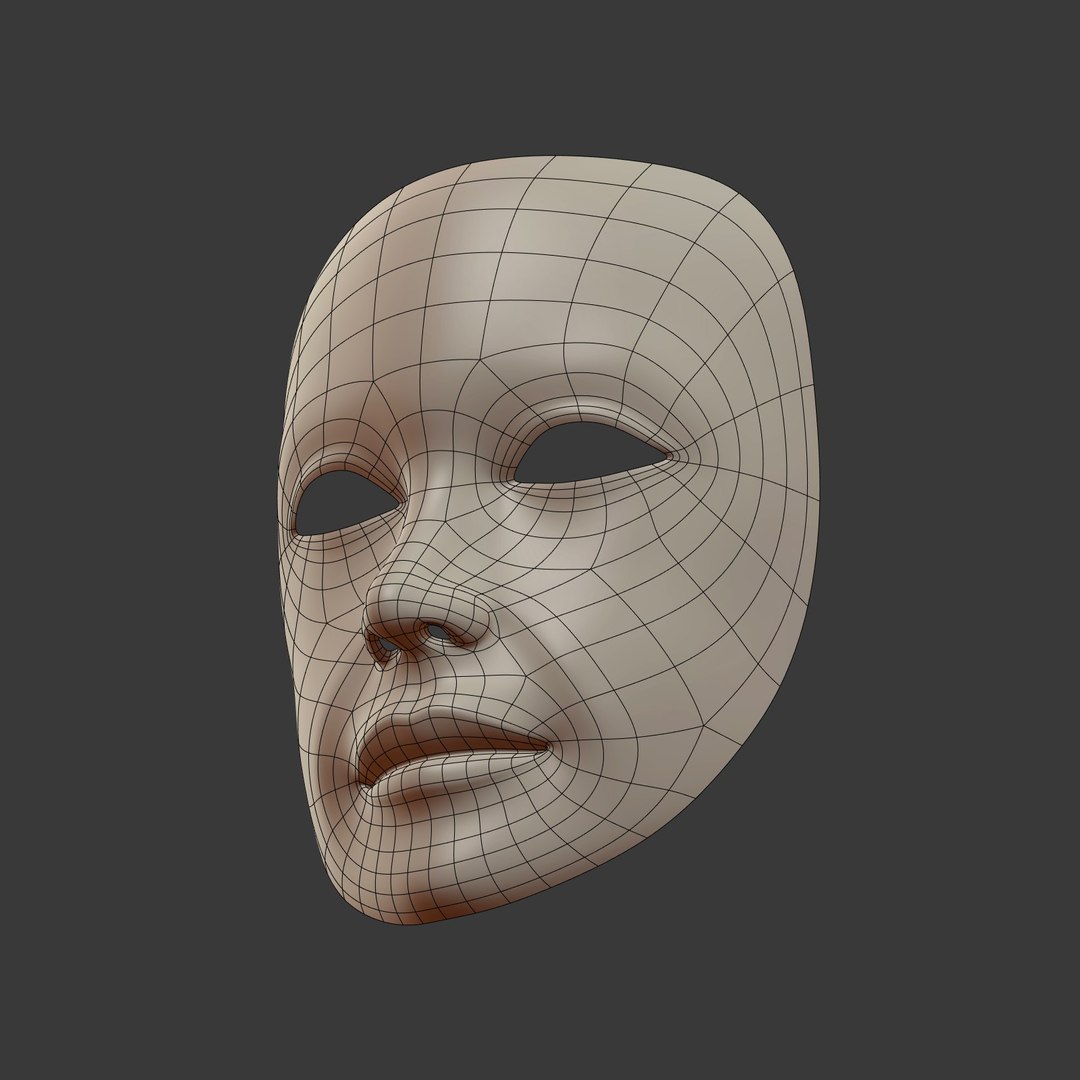 Neutral Mask 3D Model - TurboSquid 1326182