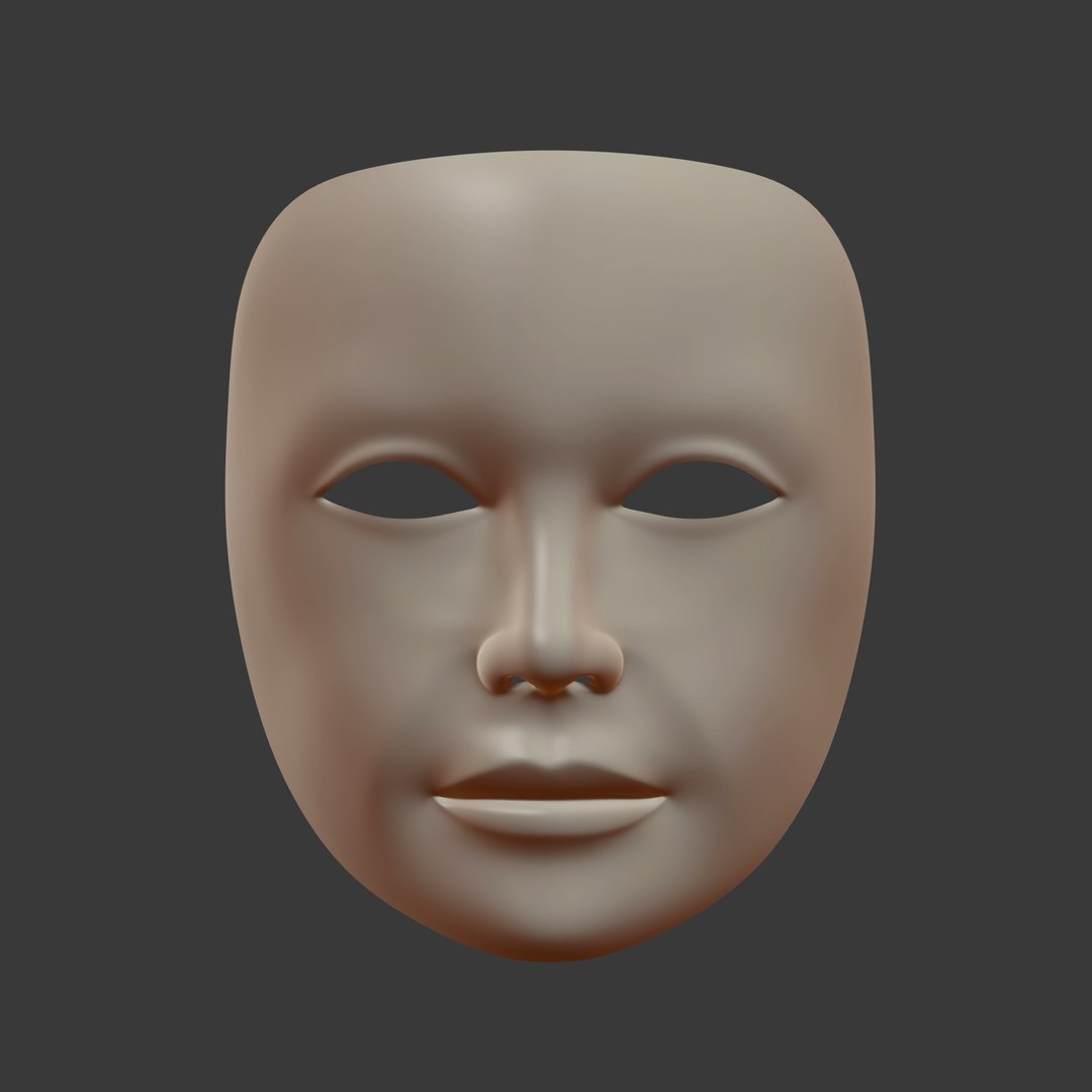 Neutral Mask 3D Model - TurboSquid 1326182