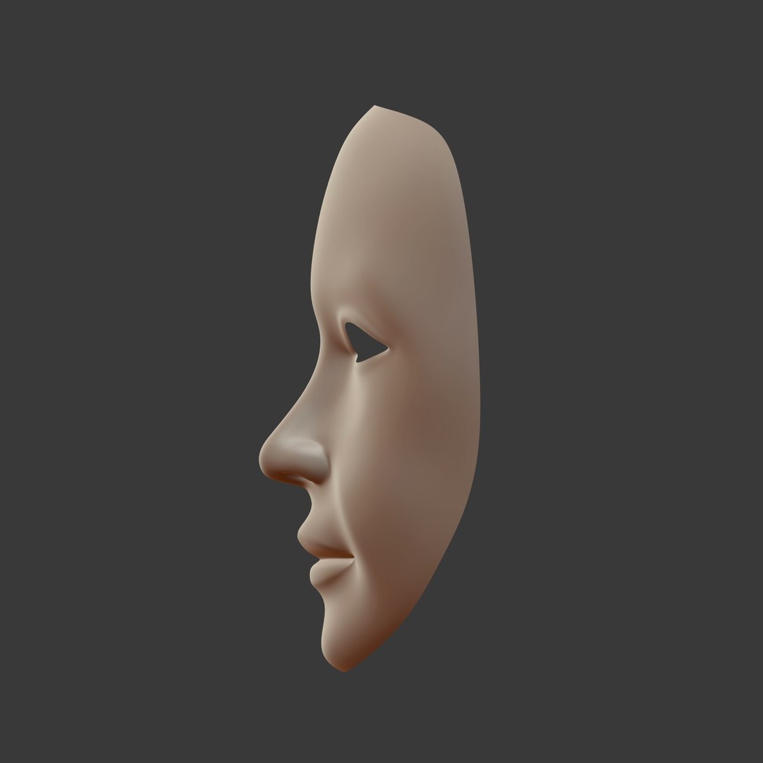 Neutral Mask 3D Model - TurboSquid 1326182