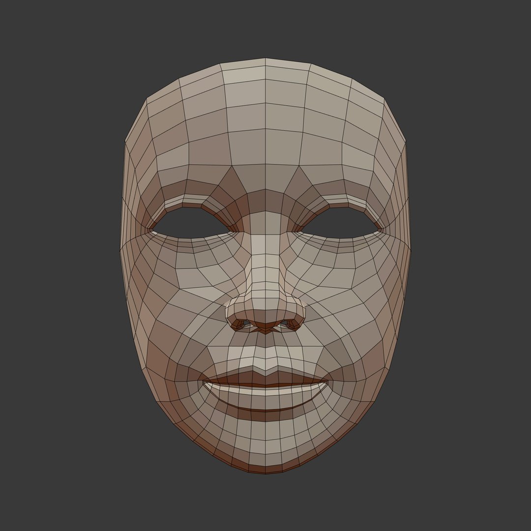 Neutral Mask 3D Model - TurboSquid 1326182