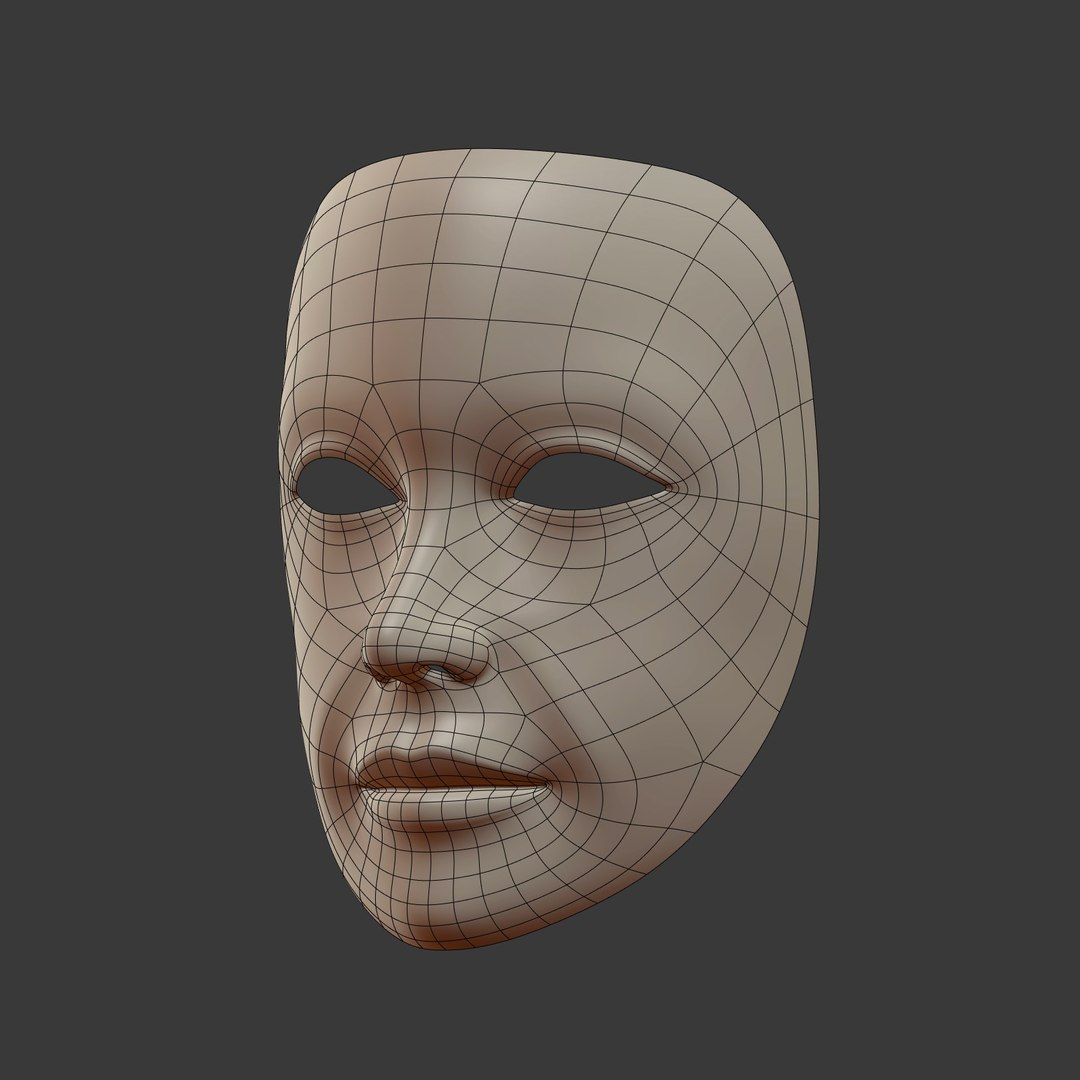 Neutral Mask 3D Model - TurboSquid 1326182