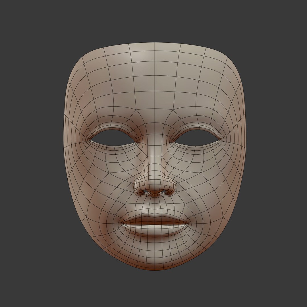 Neutral Mask 3D Model - TurboSquid 1326182