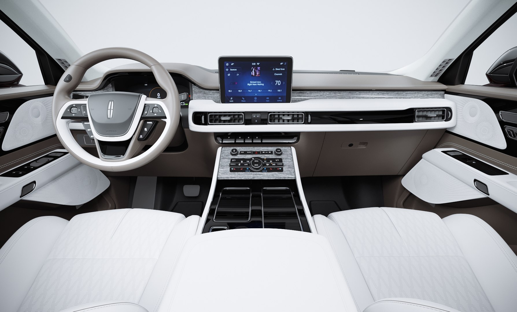 3D 2020 aviator interior car model - TurboSquid 1514856