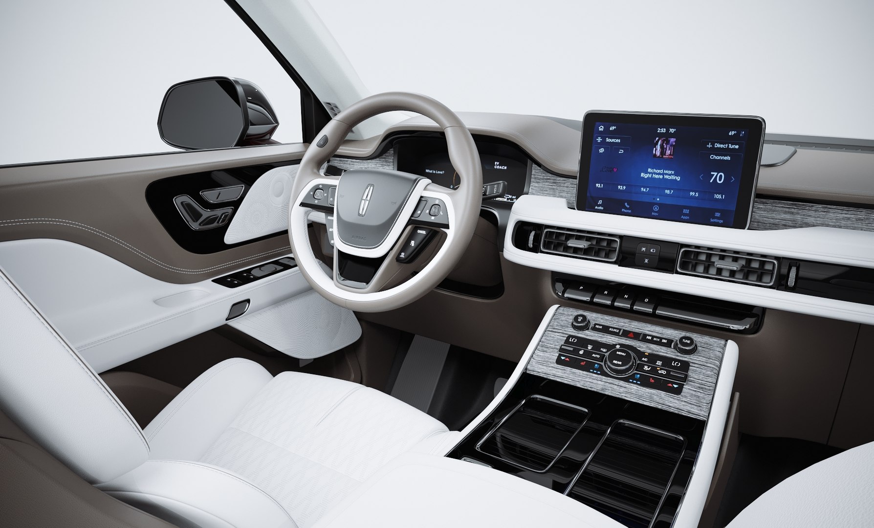 3D 2020 aviator interior car model - TurboSquid 1514856