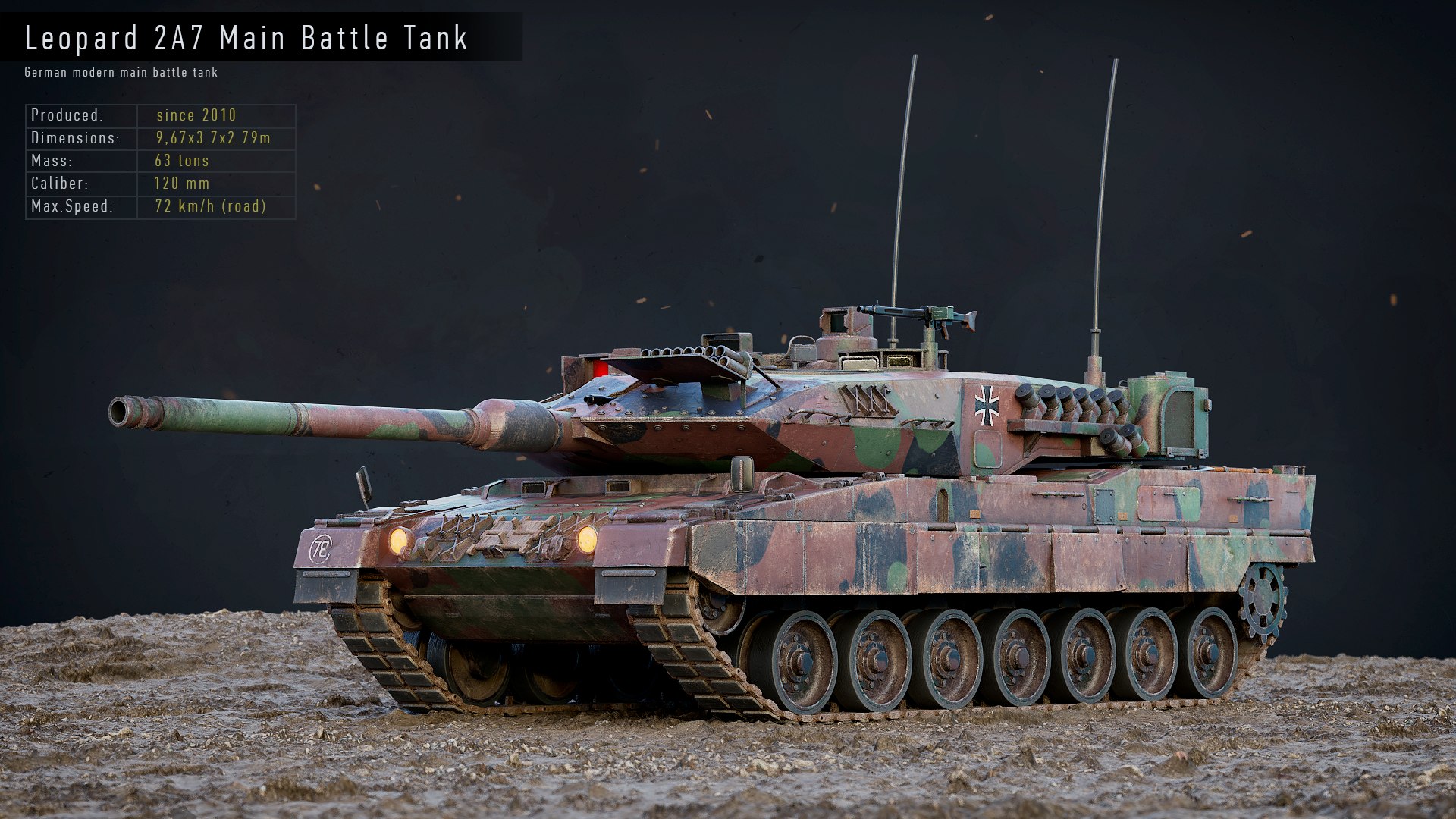 3D Rigged Challenger2 Leopard 2A7 Tanks Collection Model - TurboSquid ...