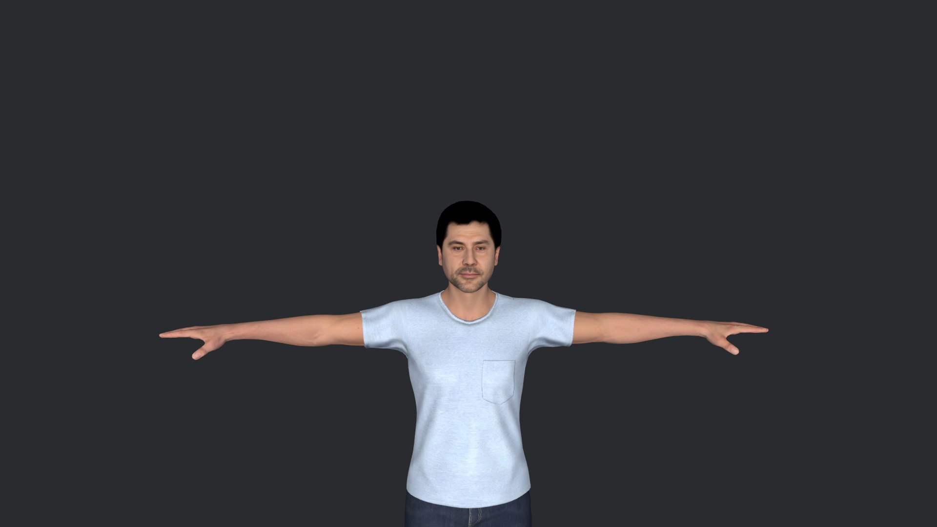 3D Javier Bardem Hyper Realistic Full Body Fully Rigged 3D Character ...
