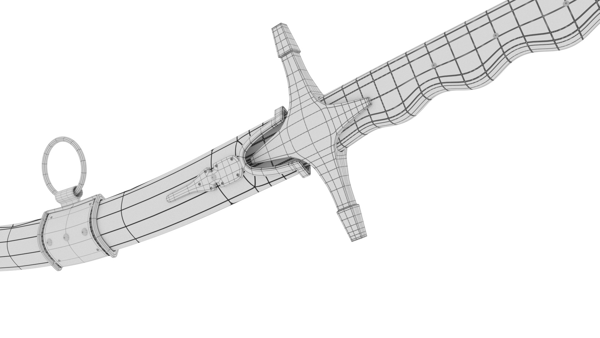 Islamic Sword 3D Model - TurboSquid 2084687