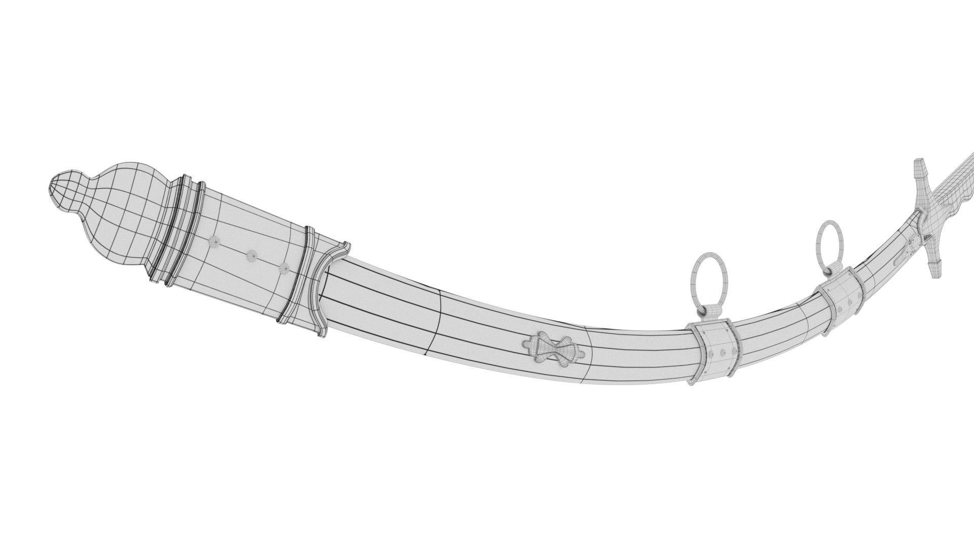 Islamic Sword 3D Model - TurboSquid 2084687