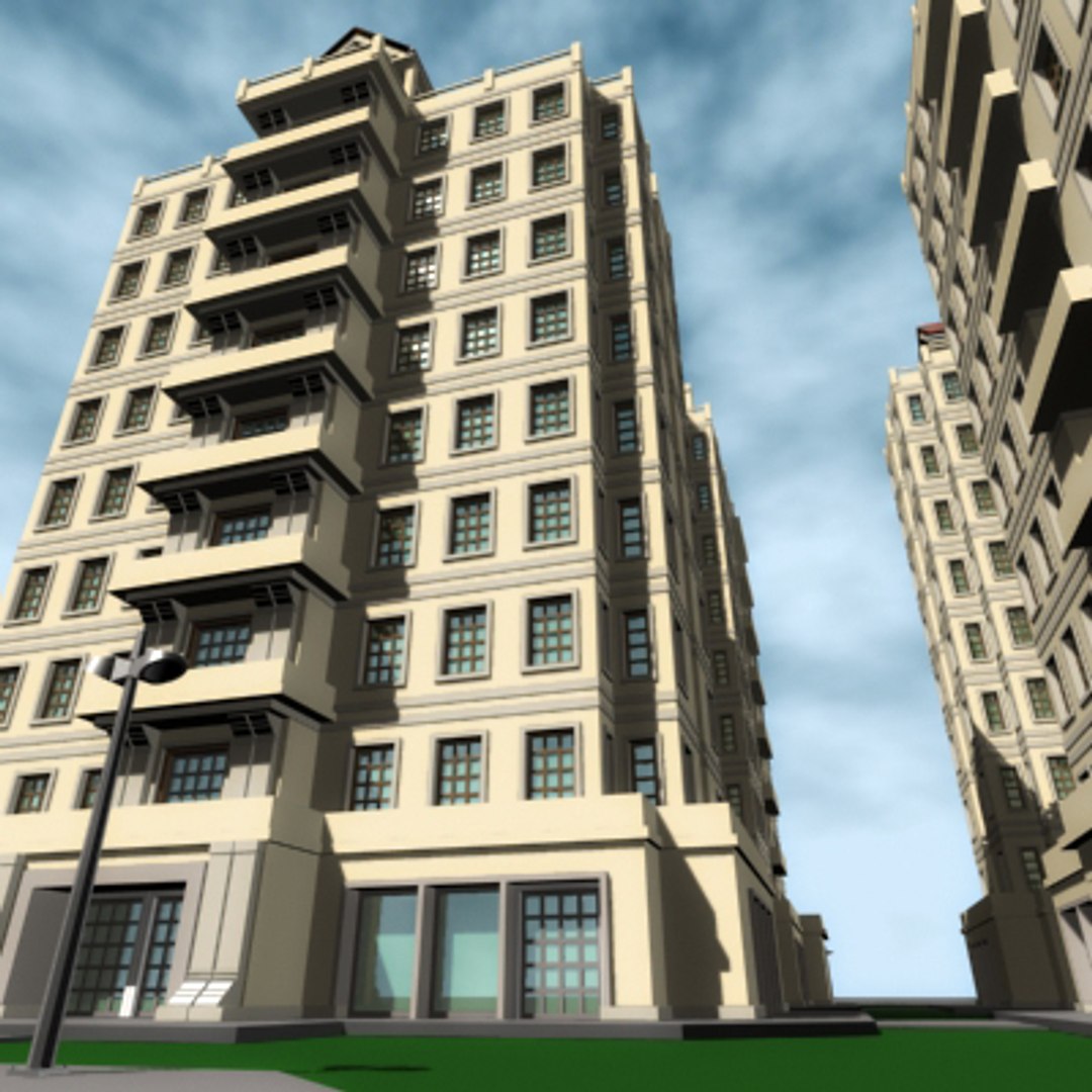 blocks apartments 3ds