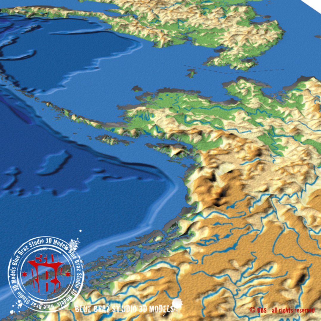 bering strait elevation 3ds