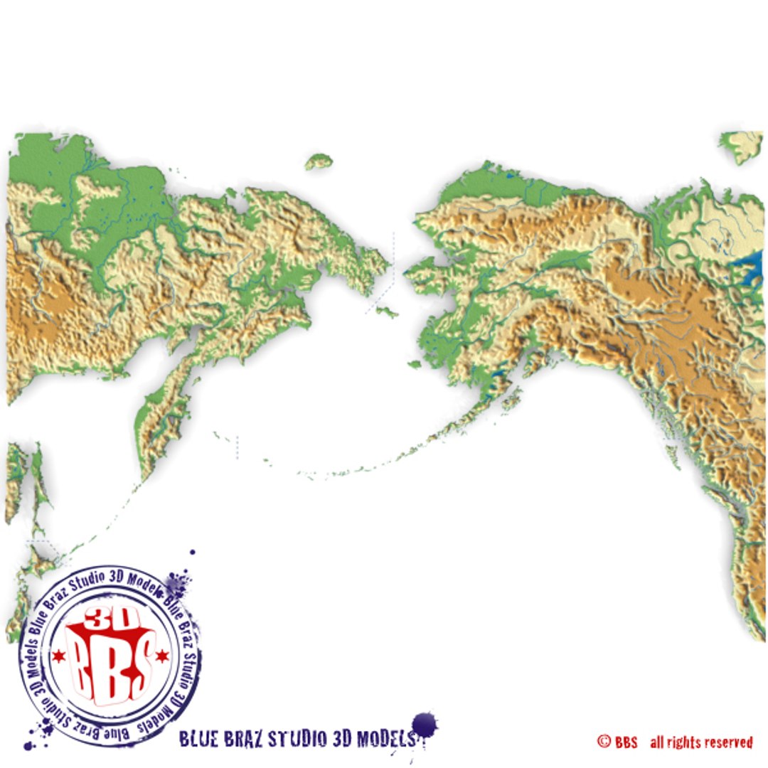 bering strait elevation 3ds